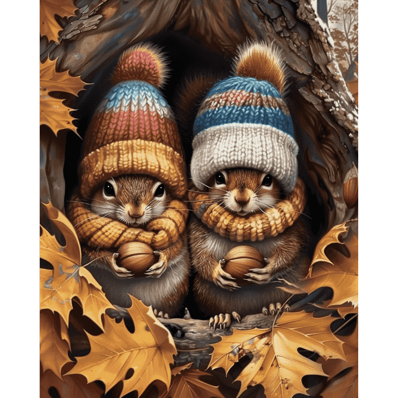 Bereit für den Winter | Diamond Painting