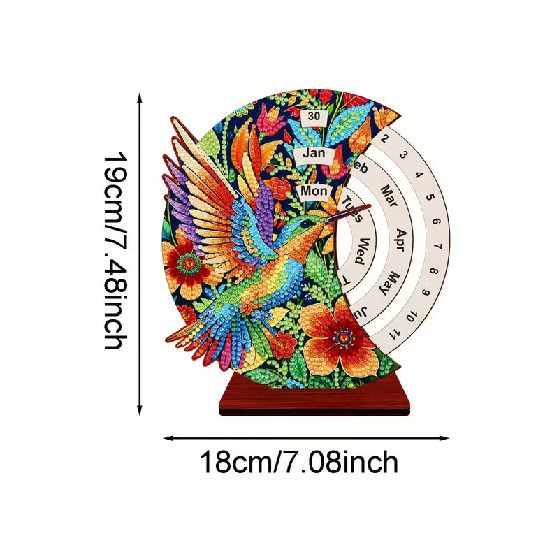 Diamond Painting Ewiger Kalender | Kolibri