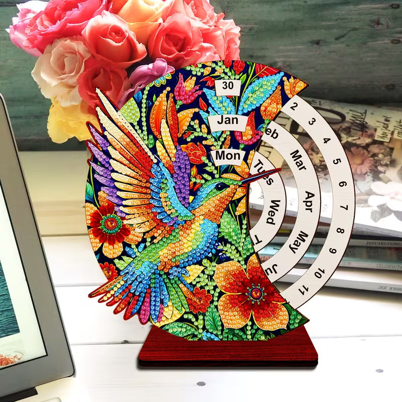Diamond Painting Ewiger Kalender | Kolibri