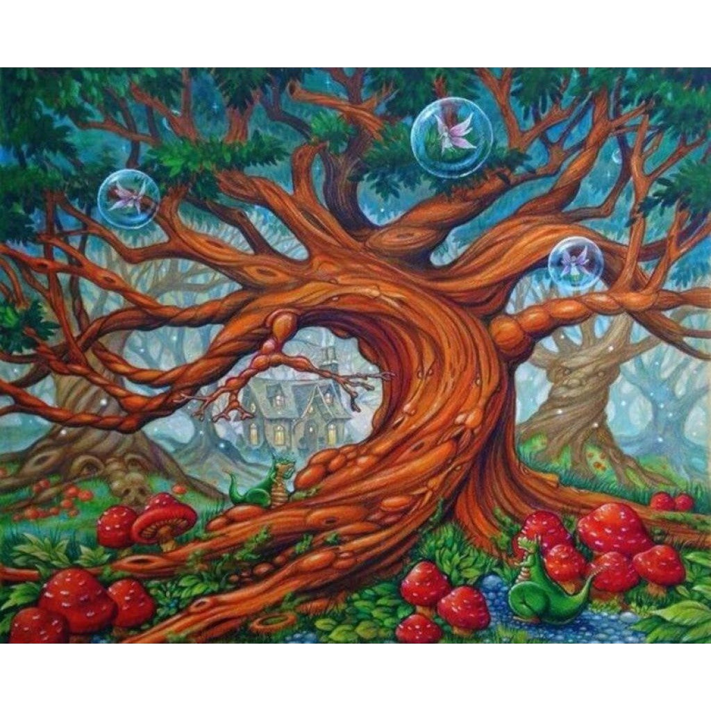 Der Zauberbaum Diamond Bild
